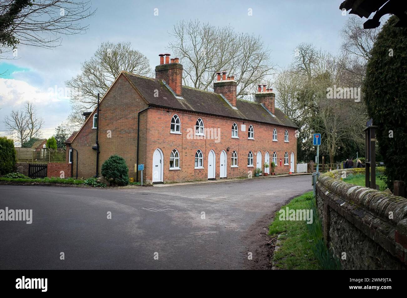 The Sarratt almshouses, 6 dwellings in Church End opposite the church ...