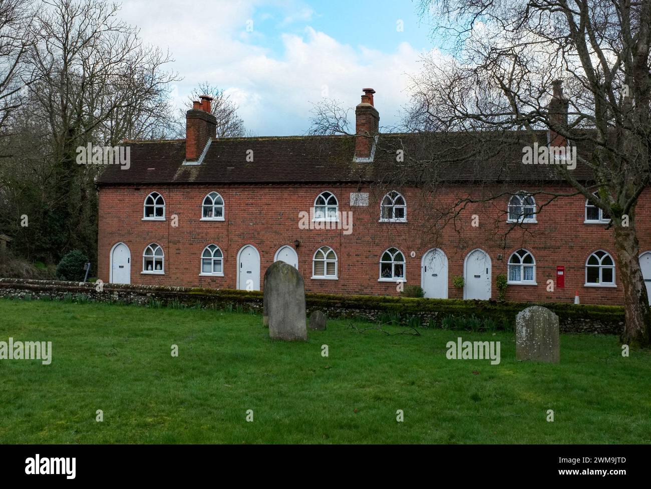 The Sarratt almshouses, 6 dwellings in Church End opposite the church ...