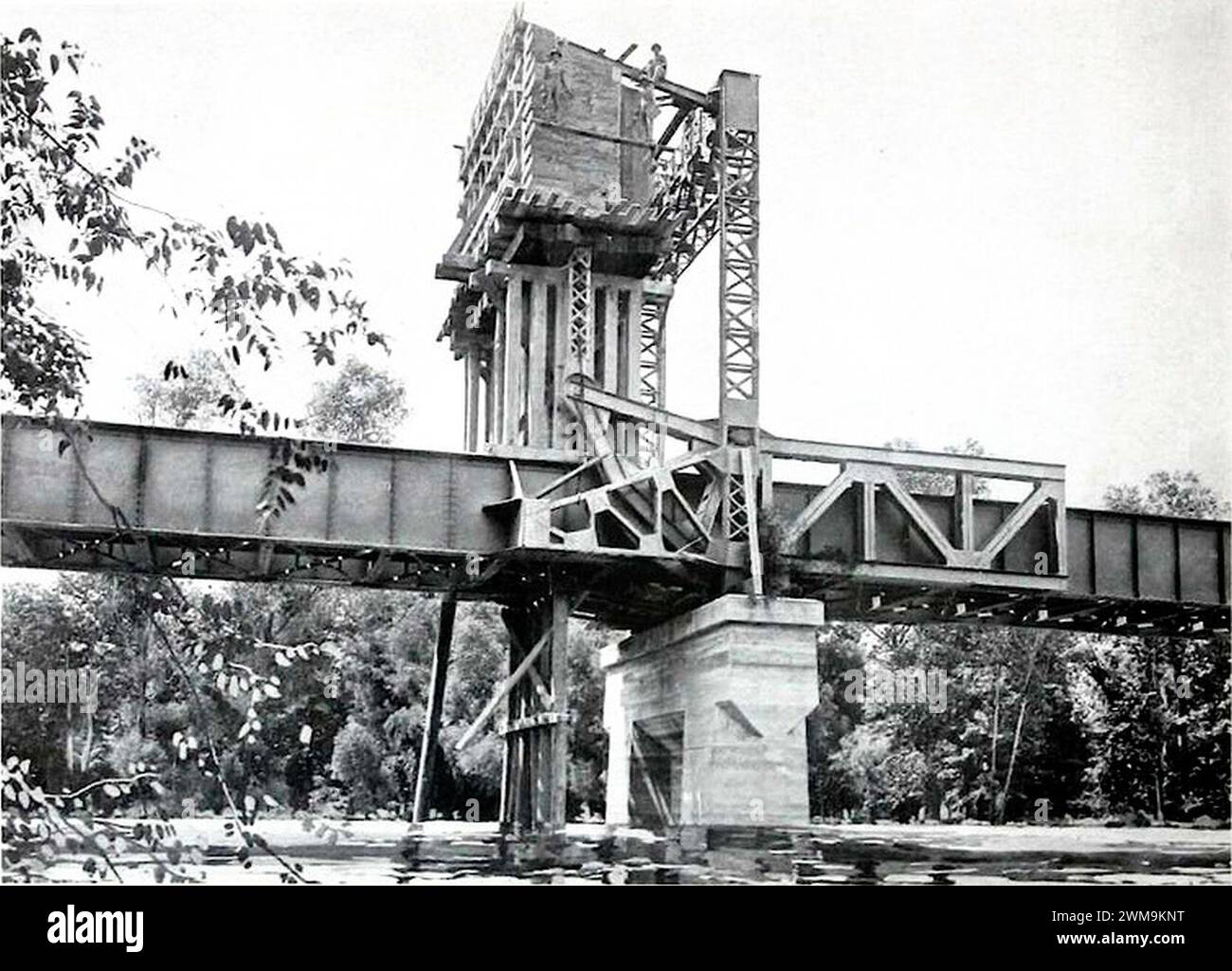 Big Black River Bascule Bridge, 1917 Stock Photo - Alamy