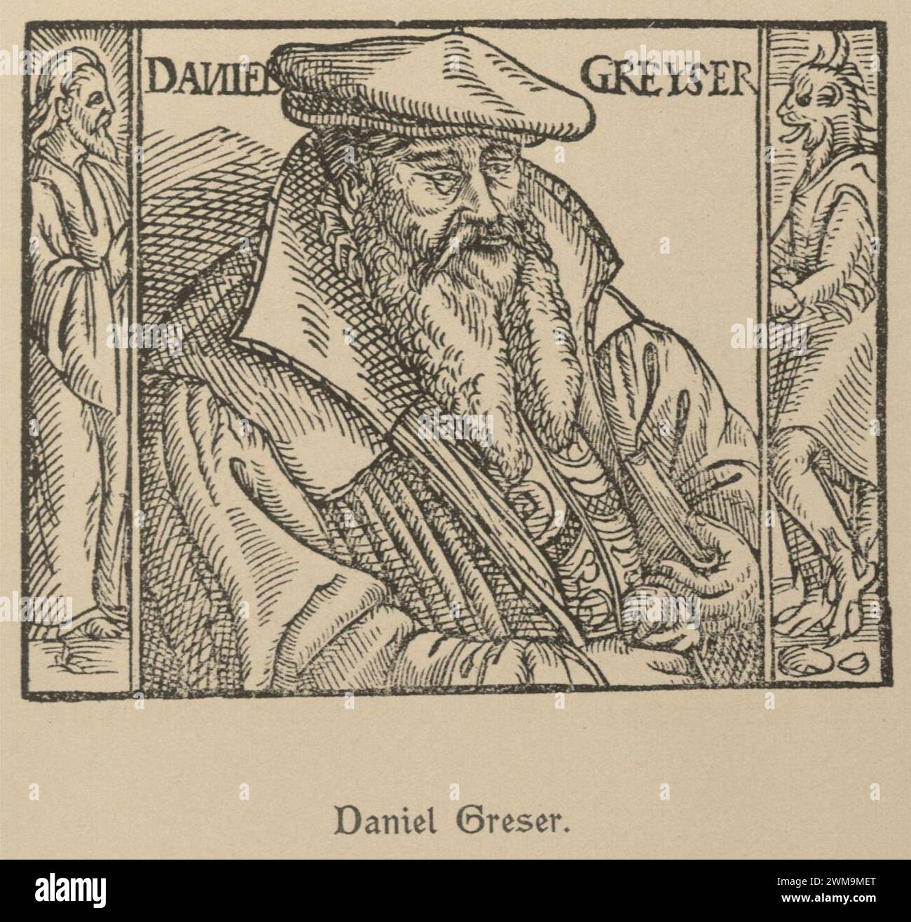 Bildnisse hervorragender Dresdner (1908) Daniel Greser Stock Photo - Alamy