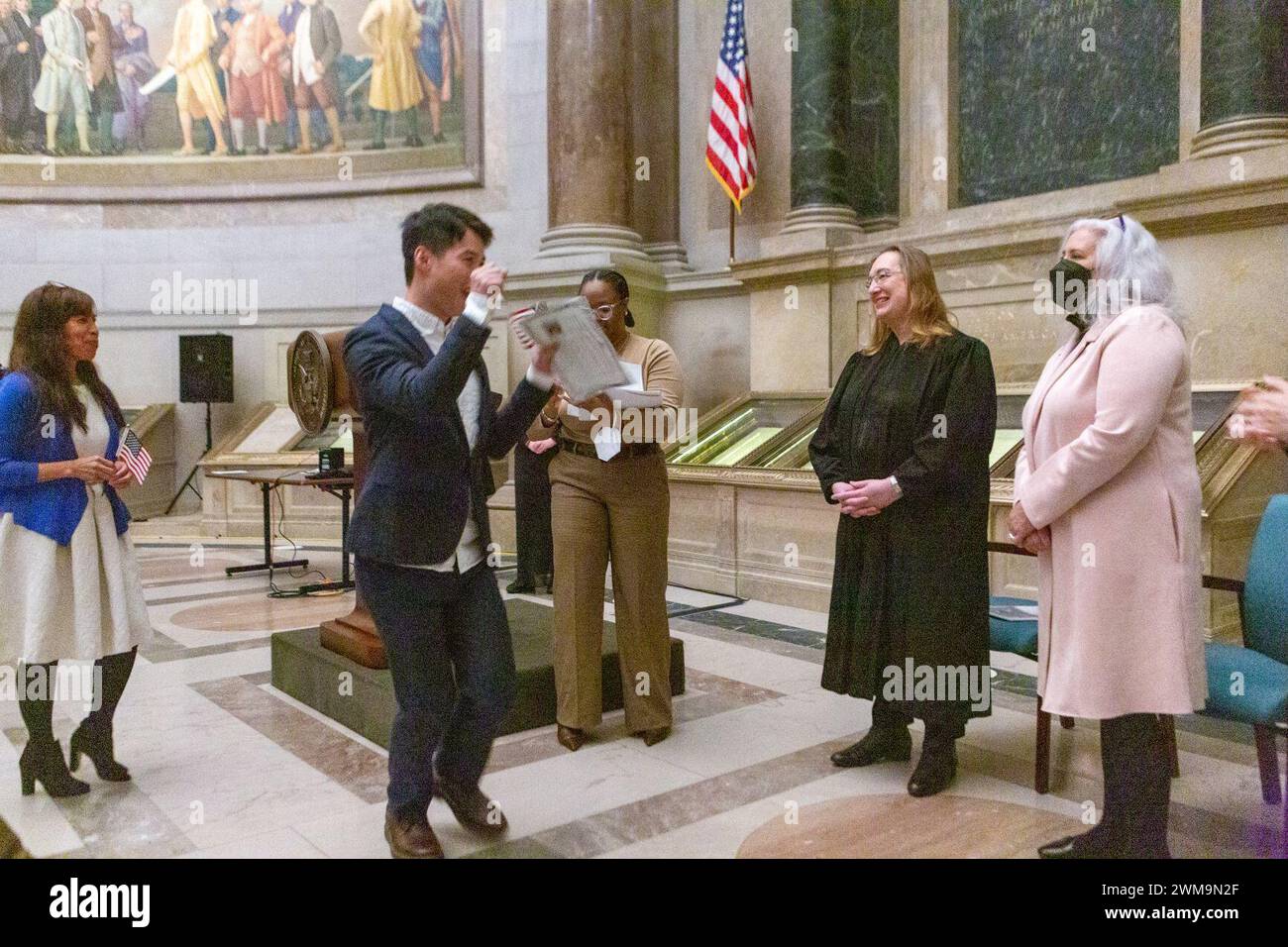 Bill of Rights Day Naturalization Ceremony December 2022 Stock Photo ...