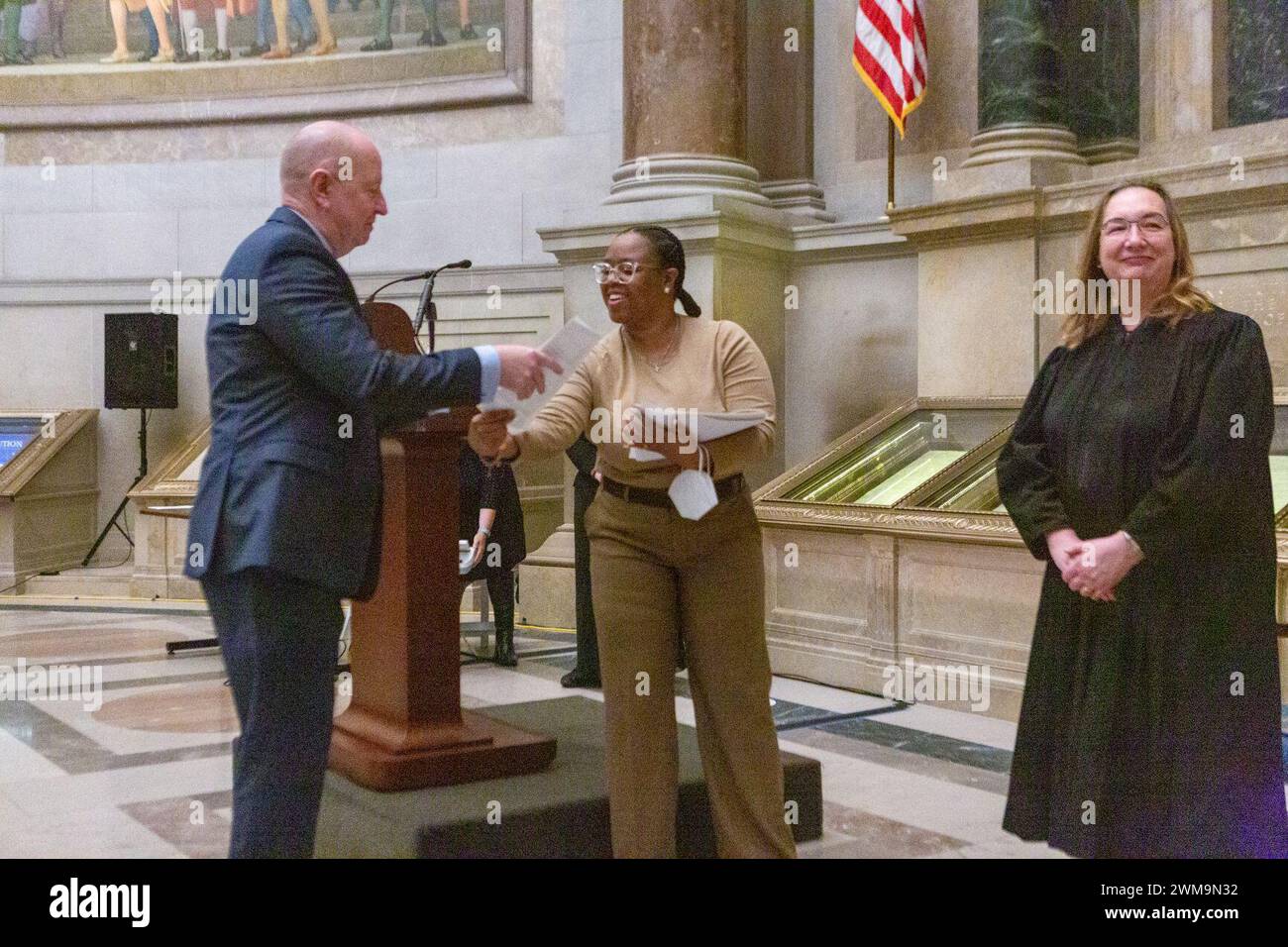 Bill of Rights Day Naturalization Ceremony December 2022 Stock Photo ...