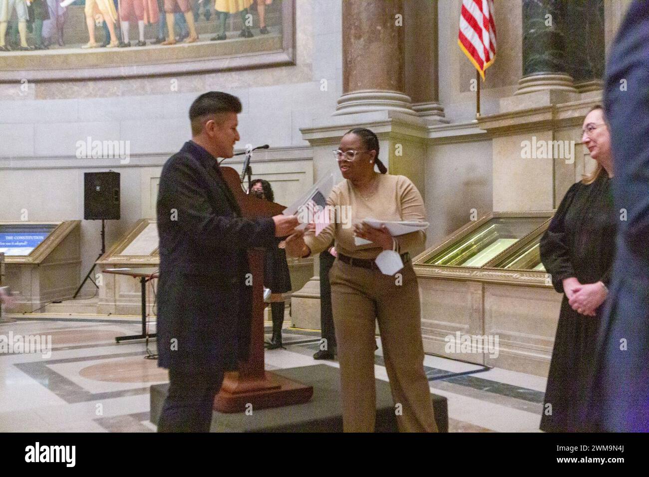 Bill of Rights Day Naturalization Ceremony December 2022 Stock Photo ...