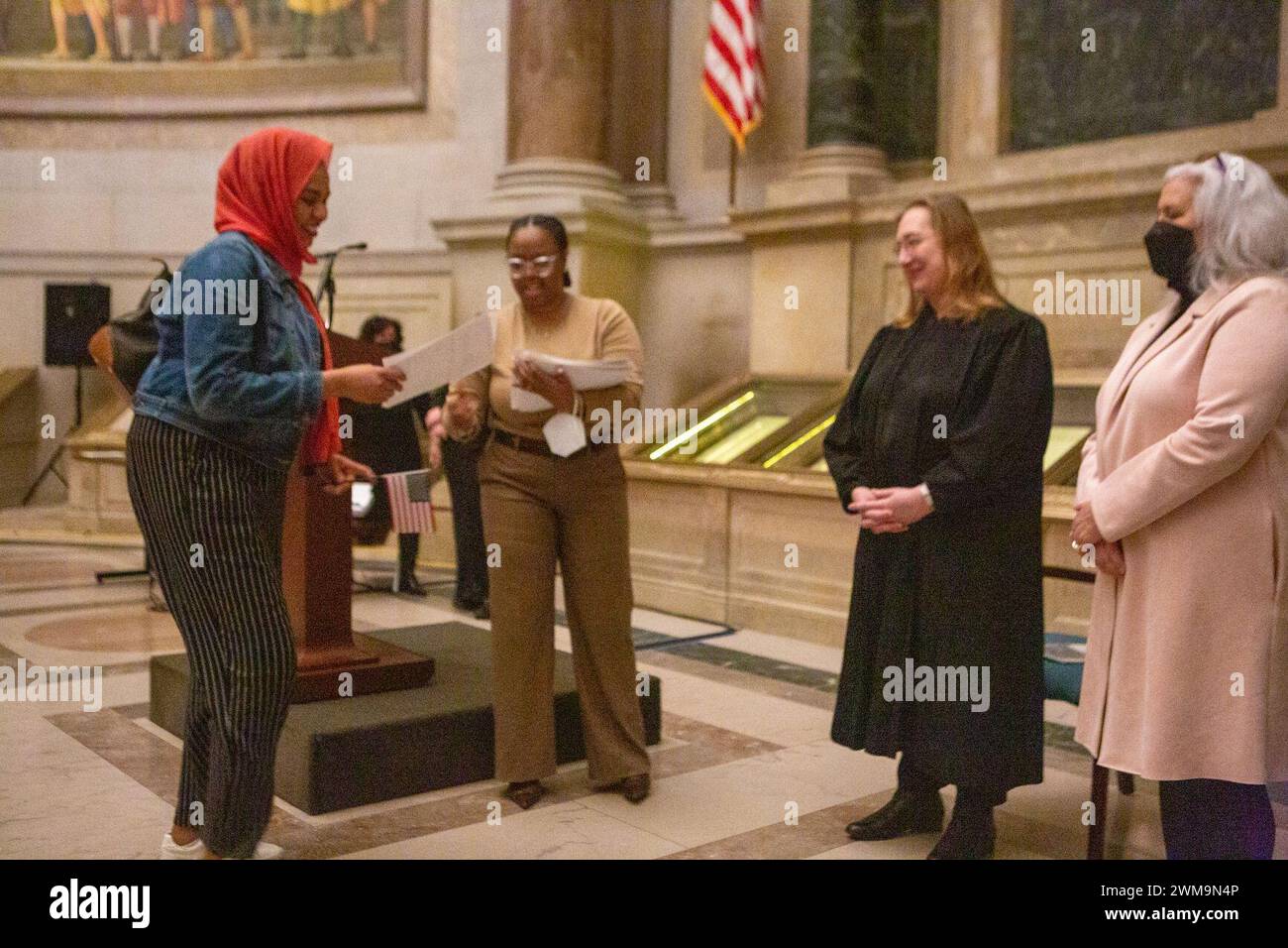 Bill of Rights Day Naturalization Ceremony December 2022 Stock Photo ...