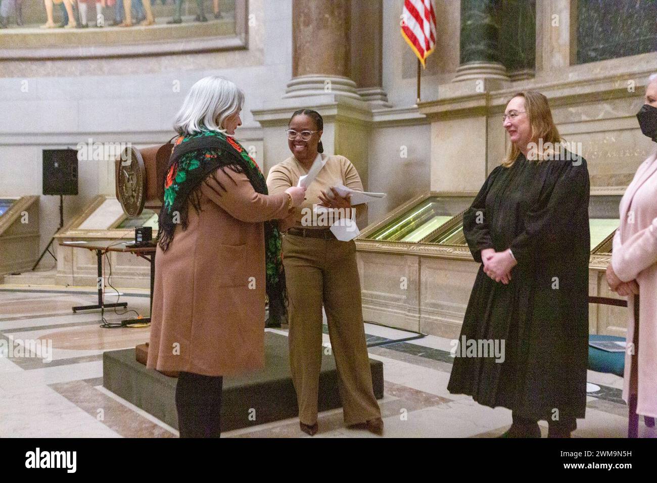 Bill of Rights Day Naturalization Ceremony December 2022 Stock Photo ...