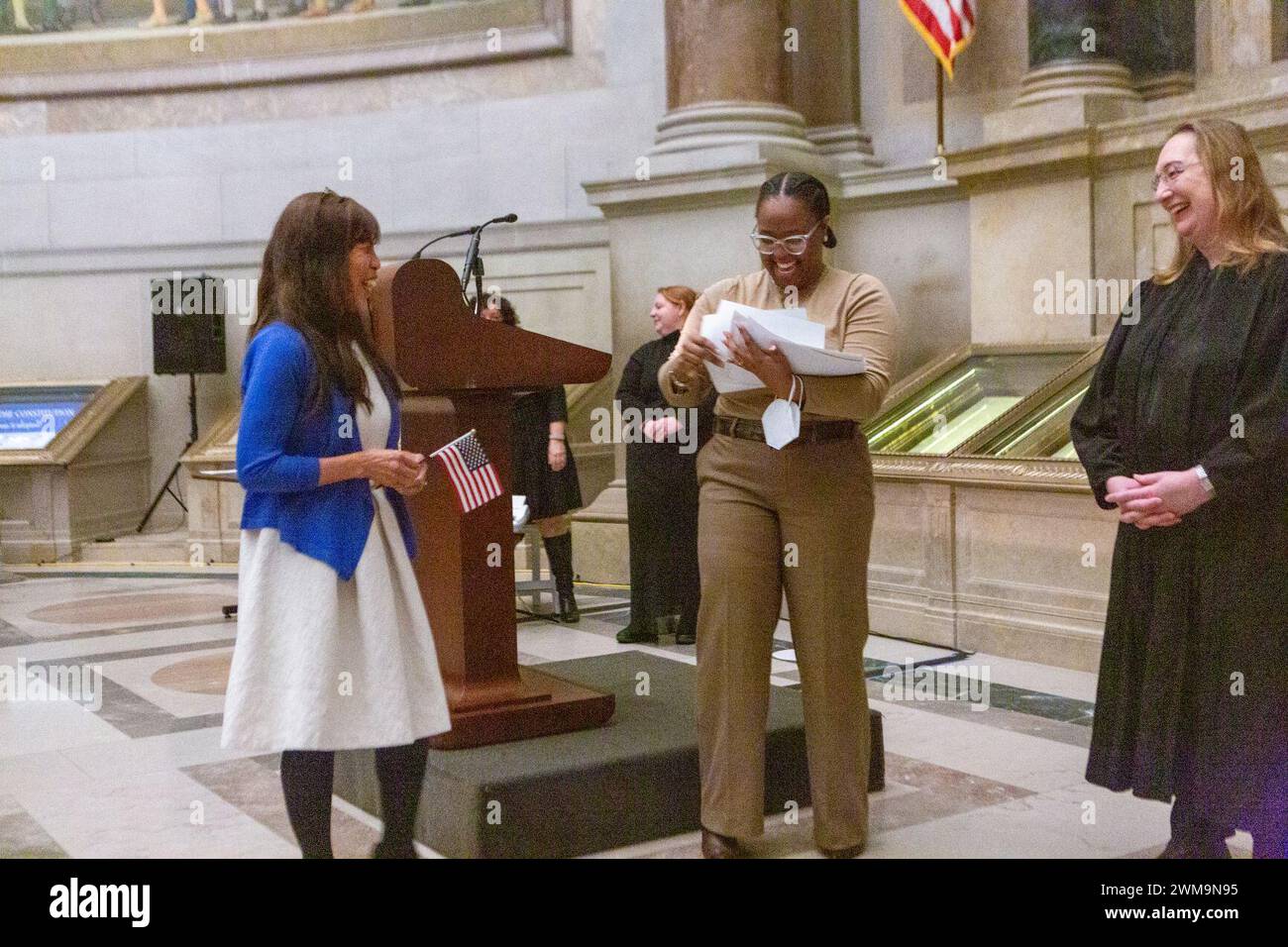 Bill of Rights Day Naturalization Ceremony December 2022 Stock Photo ...