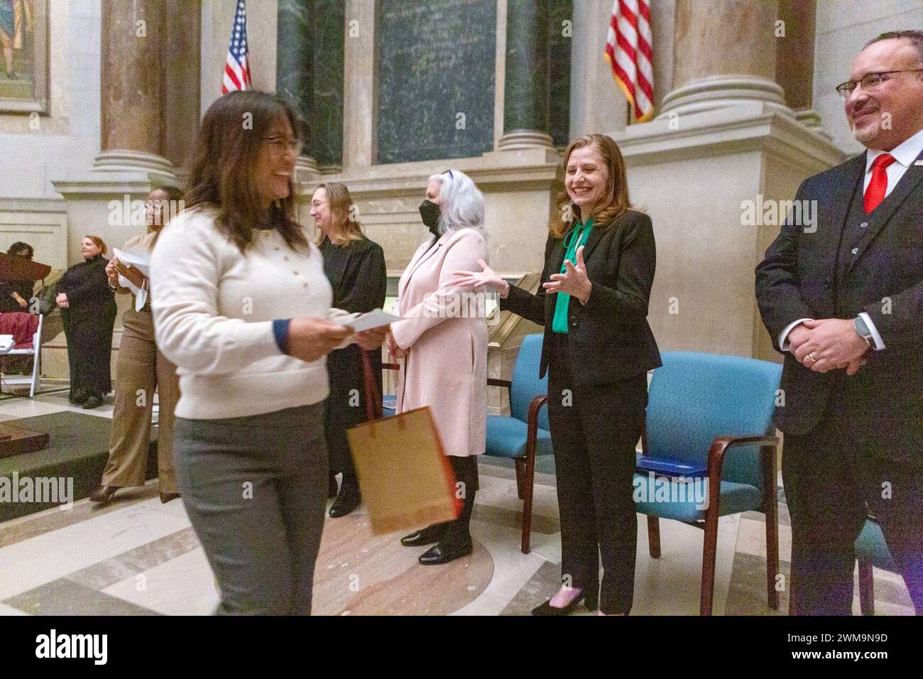 Bill of Rights Day Naturalization Ceremony December 2022 Stock Photo ...