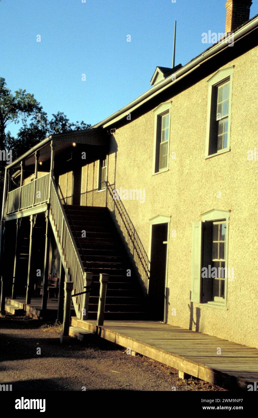 Billy the Kid Trail - Old County Jail in Lincoln Stock Photo - Alamy