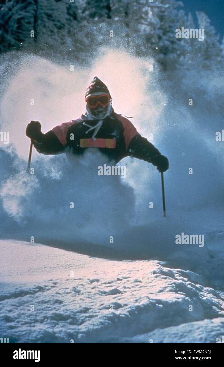 Billy the Kid Trail - White Powder at Ski Apache Stock Photo - Alamy