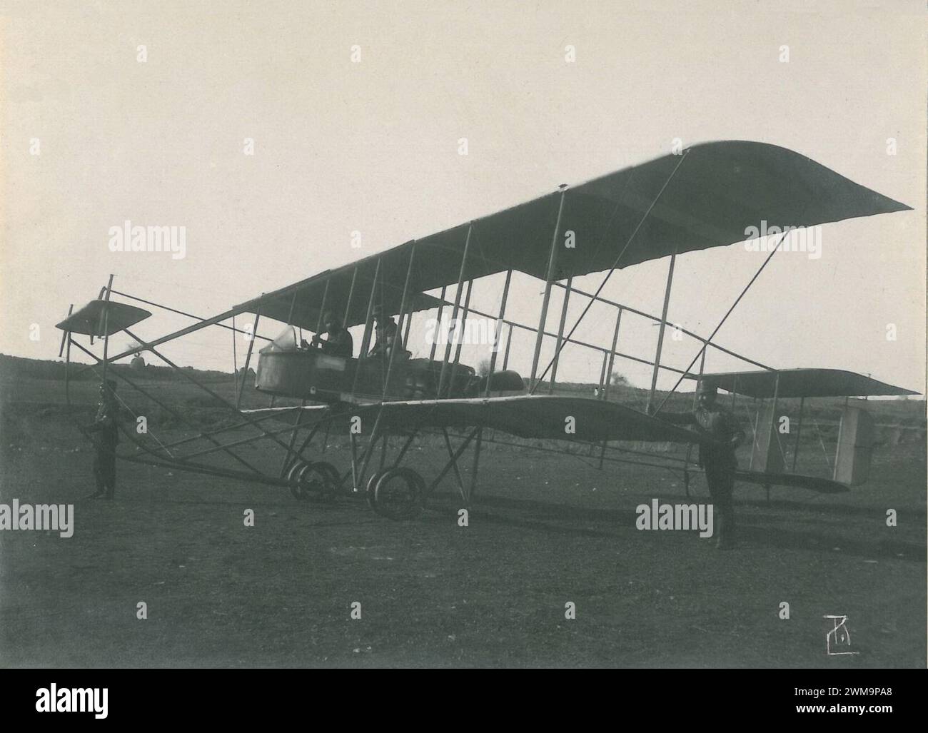 Farman biplane hi-res stock photography and images - Alamy