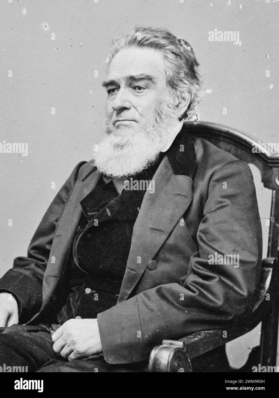 Edward Bates - Brady-Handy (cropped Stock Photo - Alamy