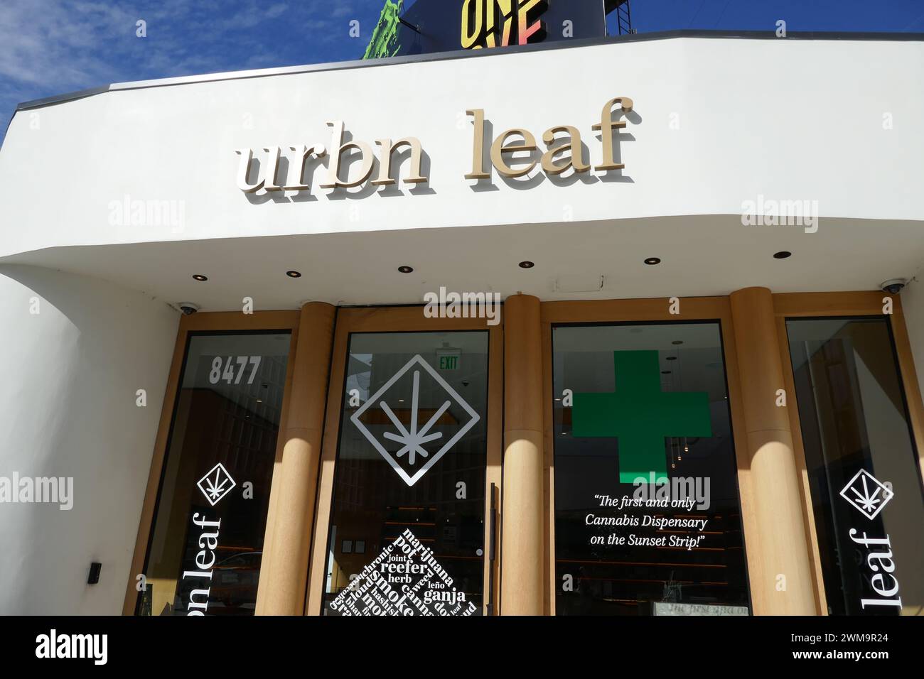 Los Angeles, California, USA 23rd February 2024 Urban Leaf Cannabis ...