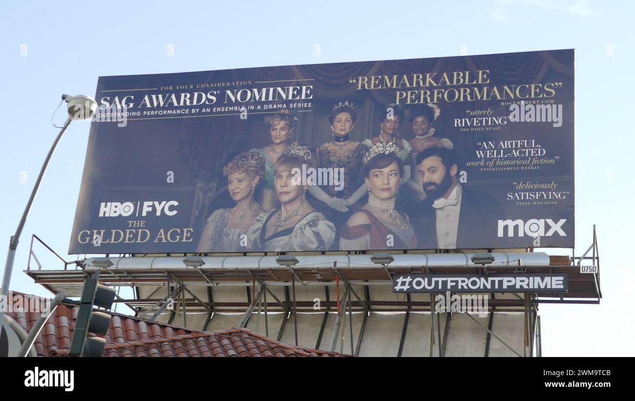 Los Angeles, California, USA 23rd February 2024 The Gilded Age HBO FYC ...