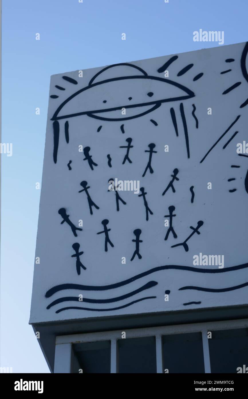 Los Angeles, California, USA 23rd February 2024 UFO Alien Abduction ...