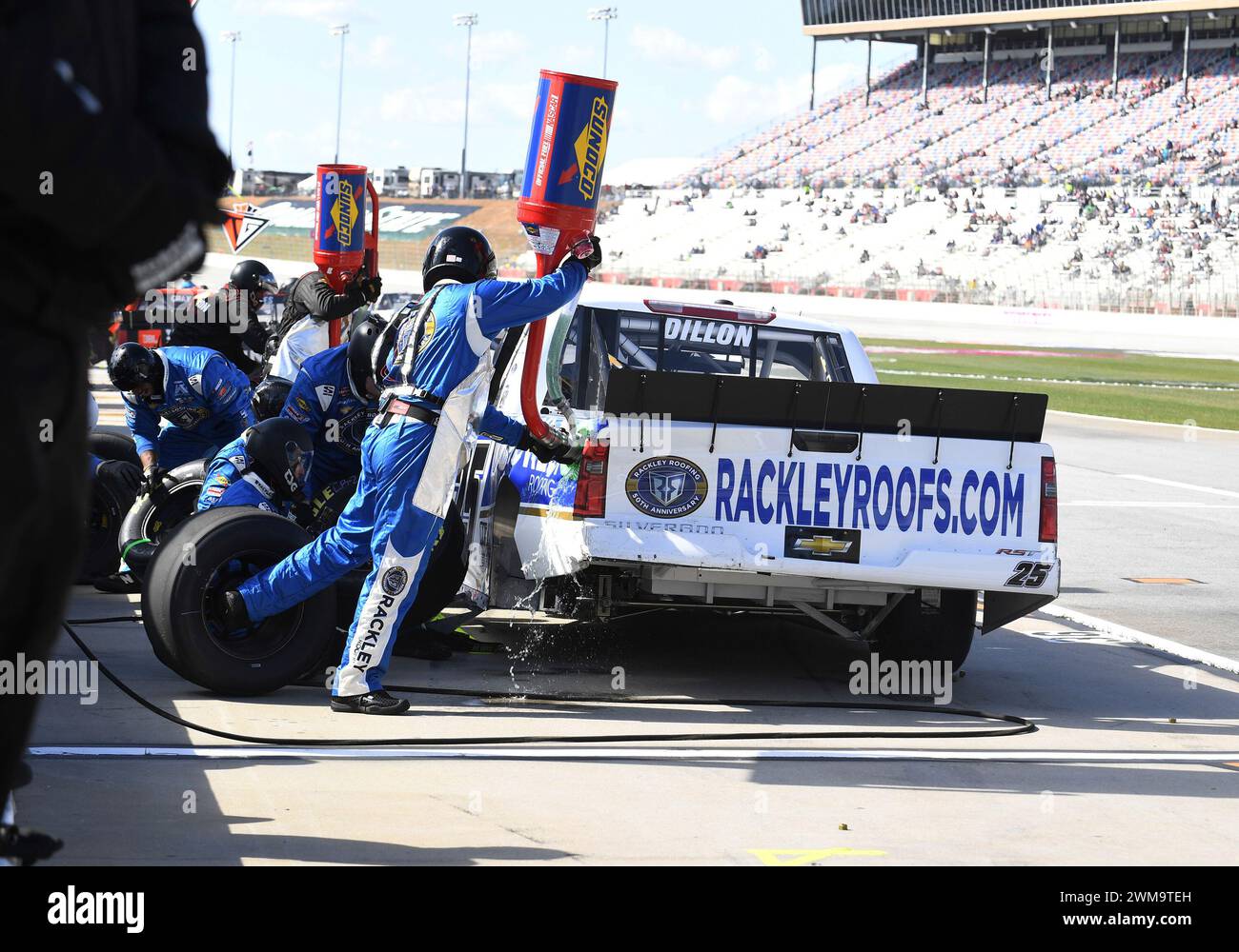 ATLANTA, GA - FEBRUARY 24: Ty Dillon (#25 Rackley W.A.R Rackley Roofing ...