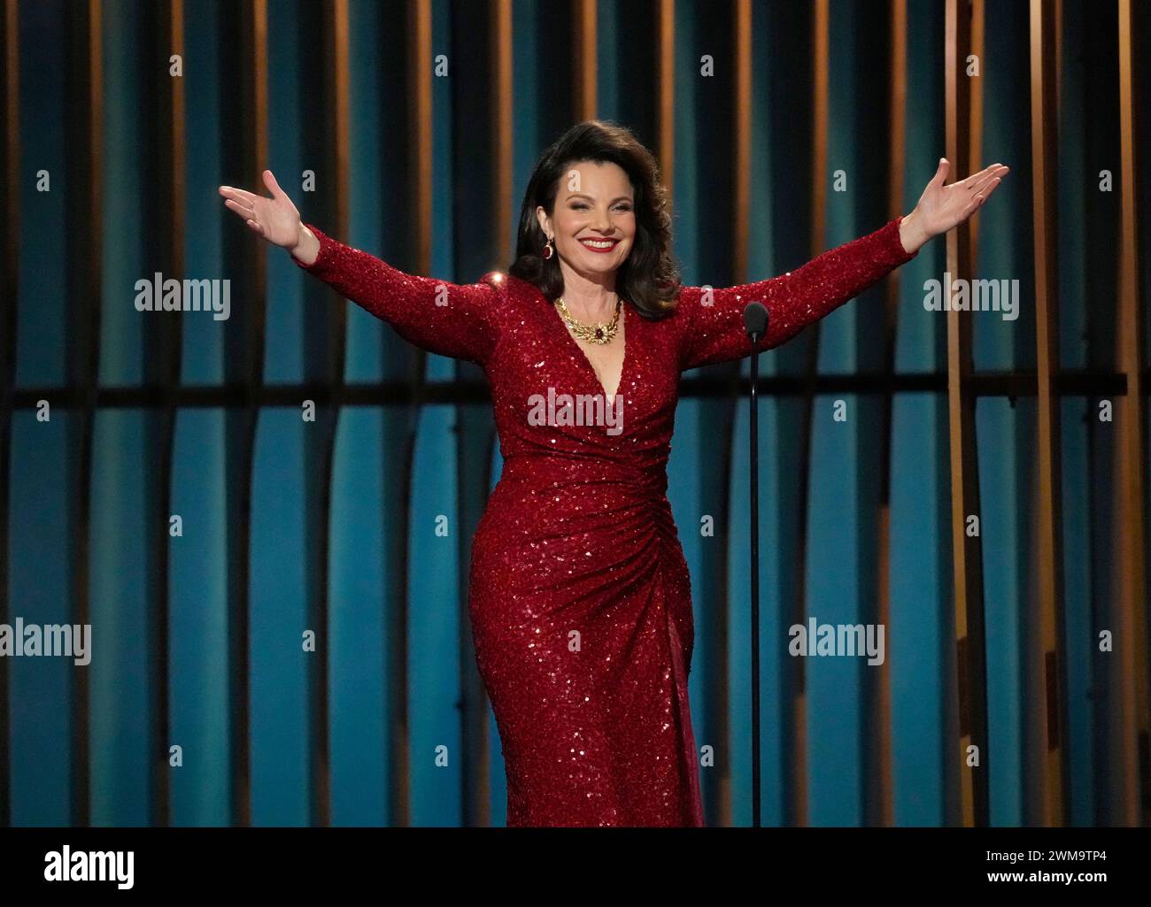 SAG-AFTRA President Fran Drescher speaks during the 30th annual Screen ...