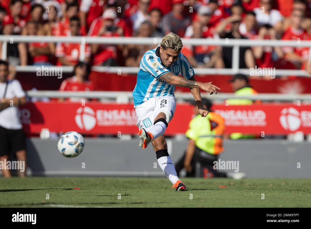 Avellaneda, Argentina. 24th February, 2024. Juan Quintero of Racing ...