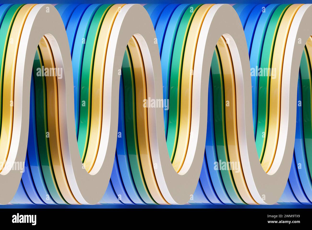 Blue purple neon wavy pattern hi-res stock photography and images - Alamy