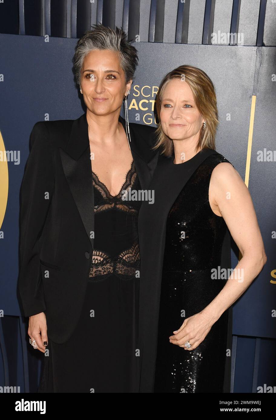 Los Angeles, Ca. 24th Feb, 2024. Alexandra Heddison and Jodie Foster at ...