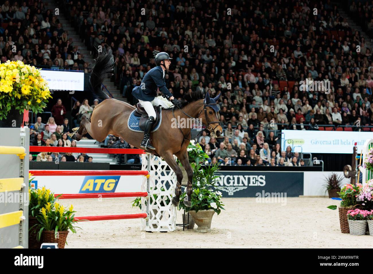 Scandinavium, Sweden. 24th Feb, 2024. Jeroen Appelen of Belgium with ...
