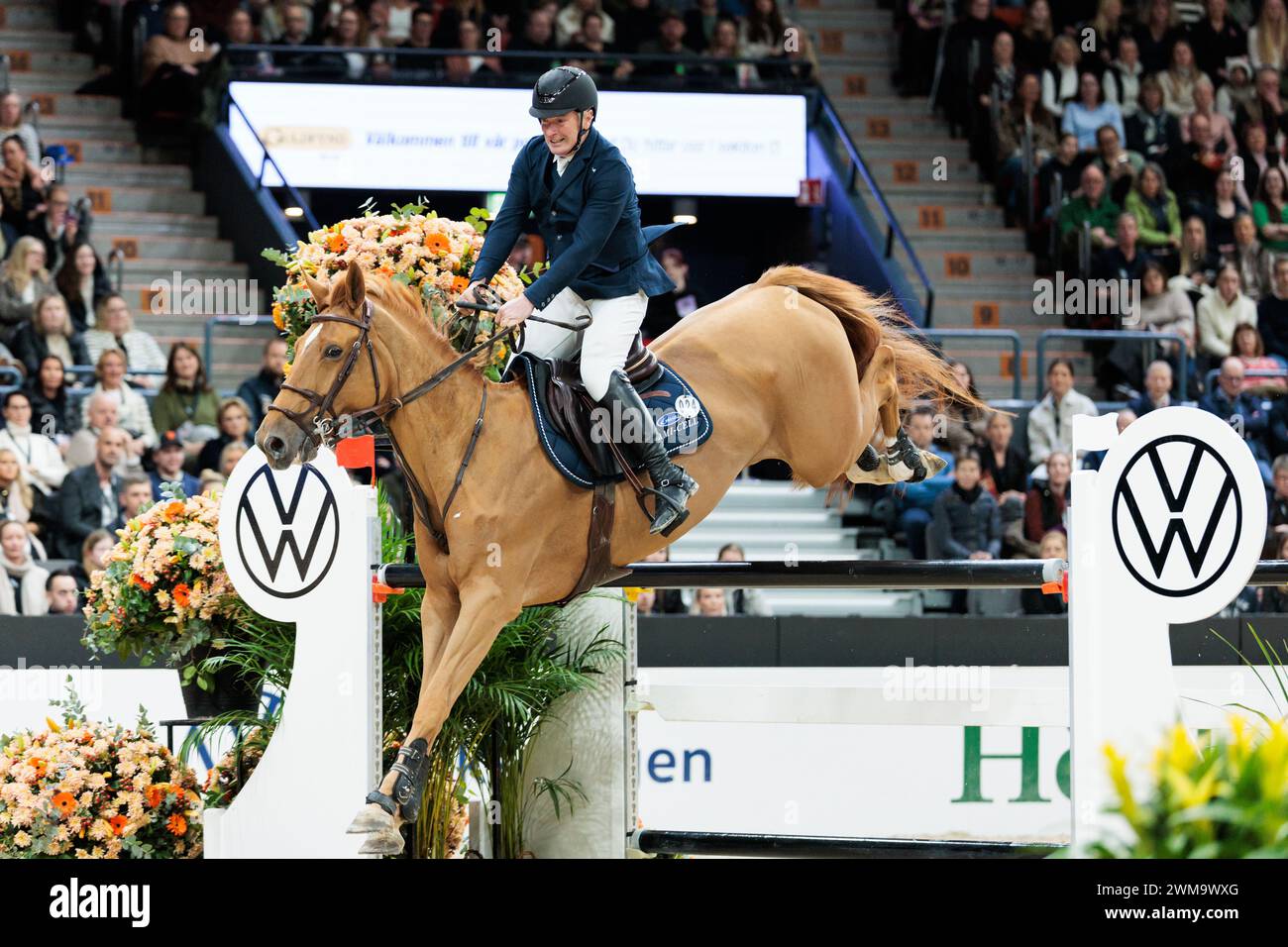 Scandinavium, Sweden. 24th Feb, 2024. Roger Yves Bost of France with ...