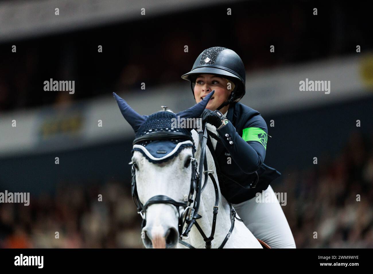 Scandinavium, Sweden. 24th Feb, 2024. Ottilia Lundgren of Sweden with ...