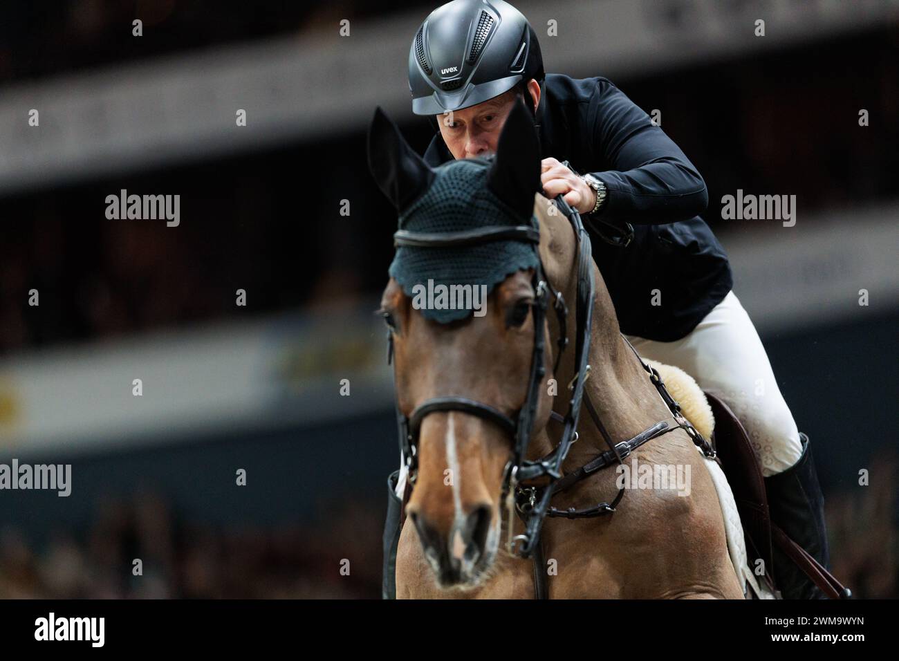 Scandinavium, Sweden. 24th Feb, 2024. Rolf-Göran Bengtsson of Sweden ...