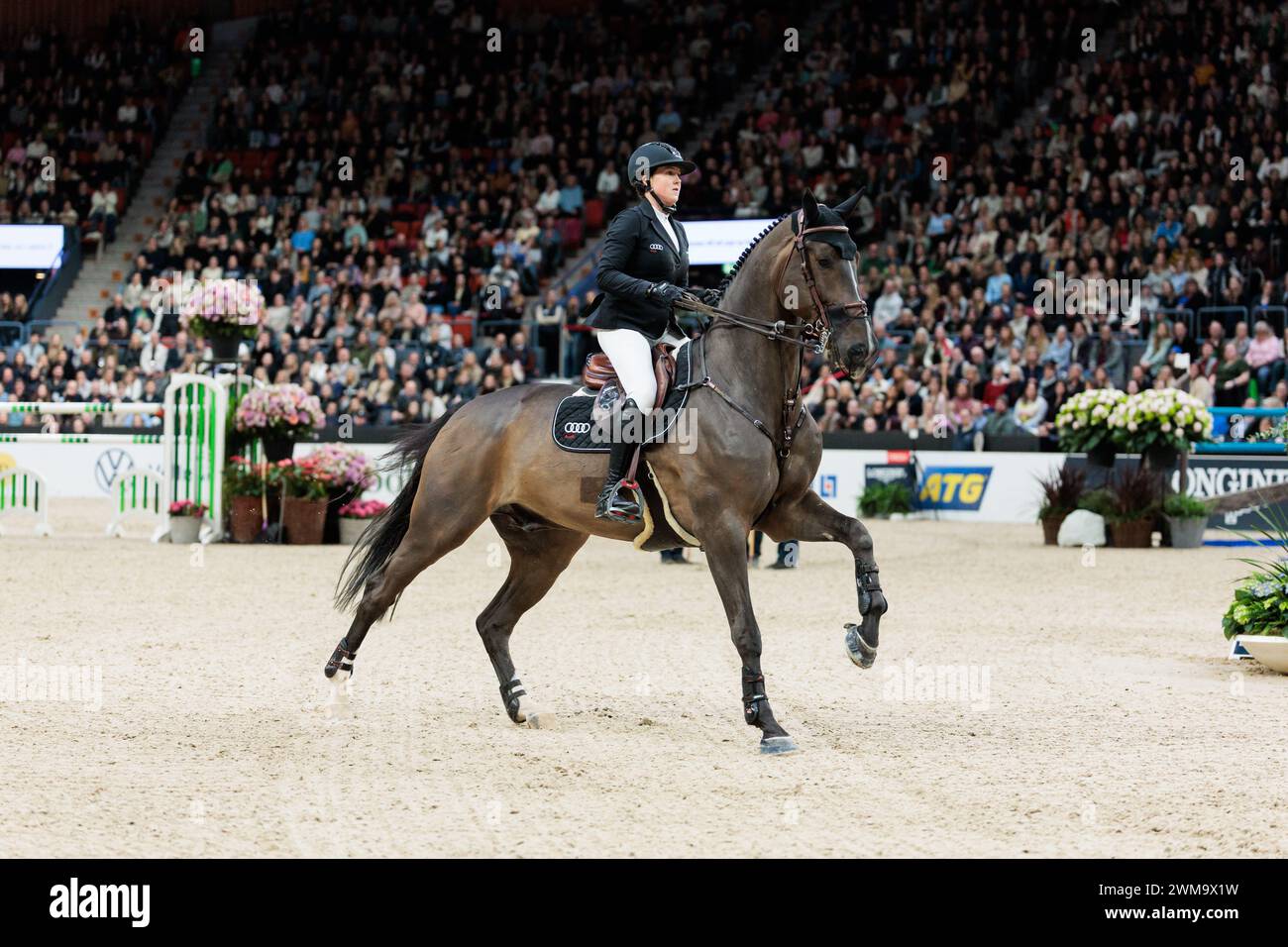 Scandinavium, Sweden. 24th Feb, 2024. Kim Emmen of Netherland with ...