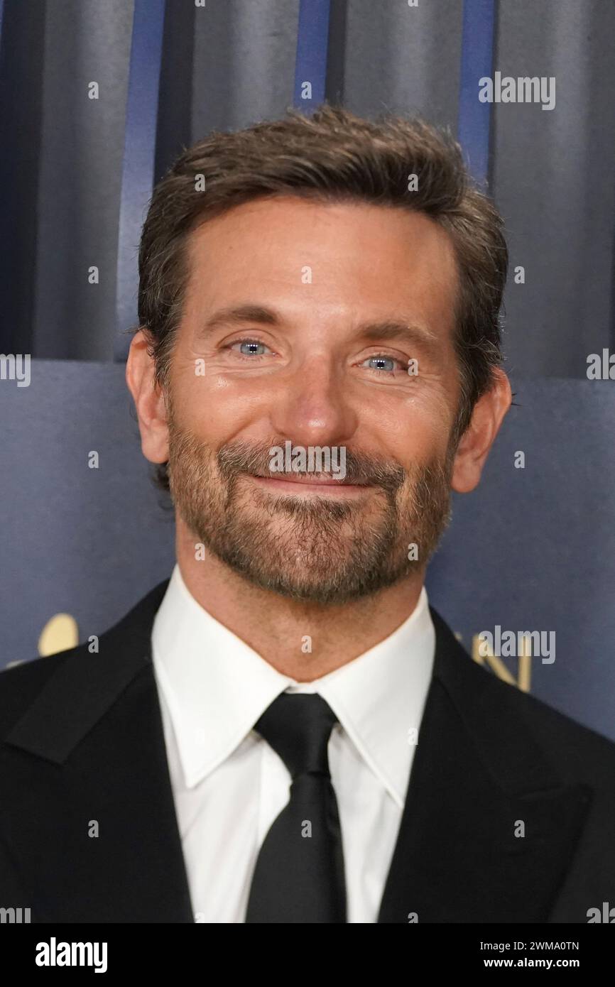 Bradley Cooper arrives at the 30th annual Screen Actors Guild Awards on ...