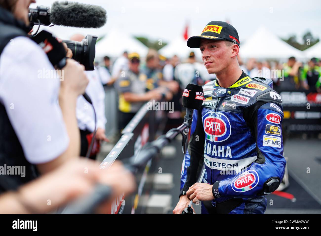 Phillip Island Grand Prix Circuit, 23 February 2024: Andrea Locatelli ...