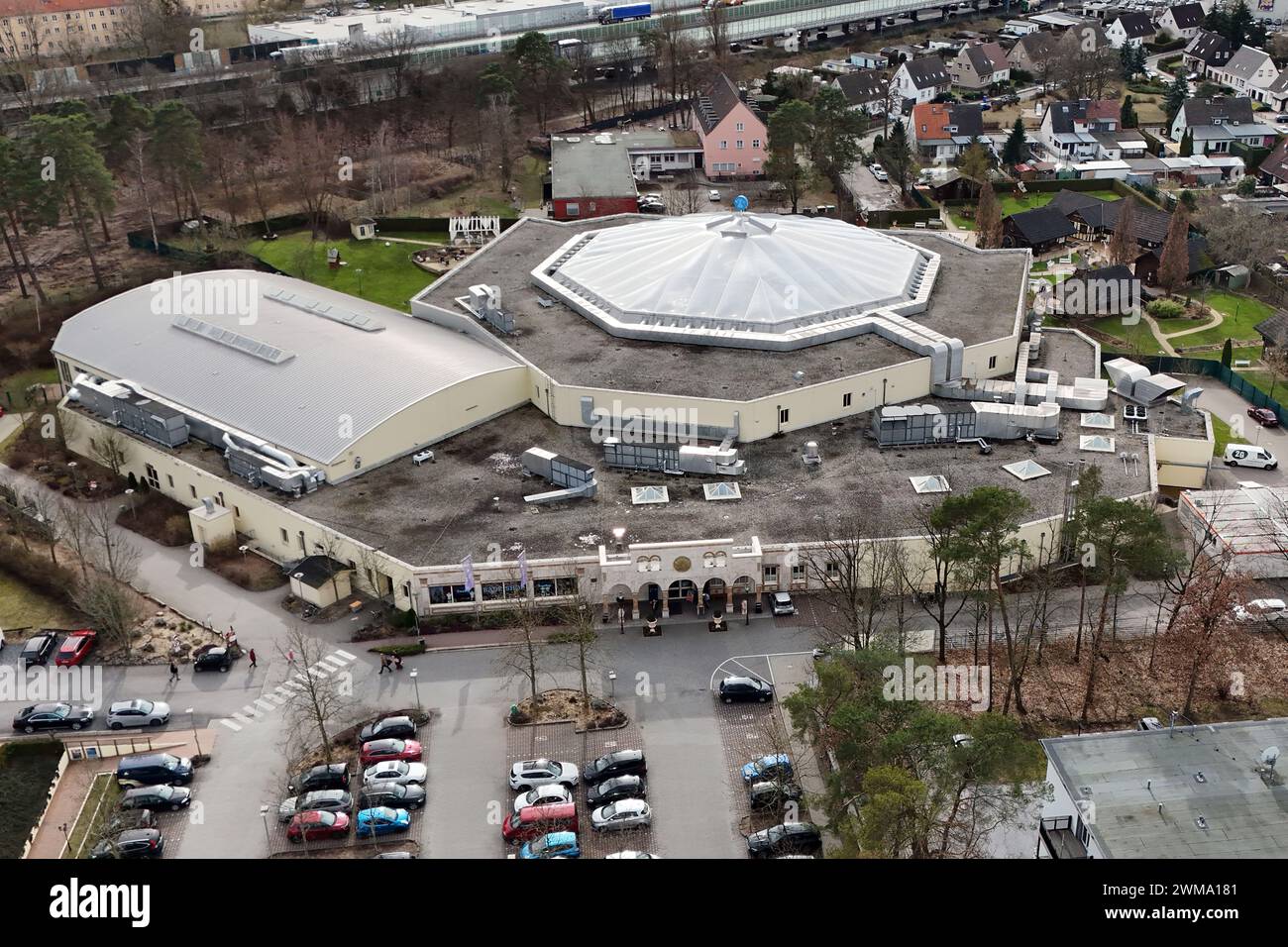 Ludwigsfelde, Germany. 23rd Feb, 2024. The Kristall Therme Ludwigsfelde ...