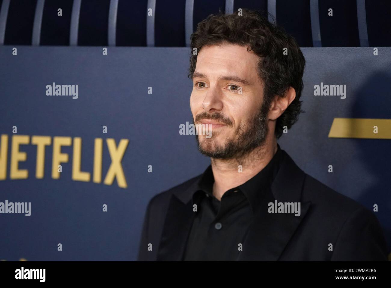 Adam Brody arrives at the 30th annual Screen Actors Guild Awards on ...