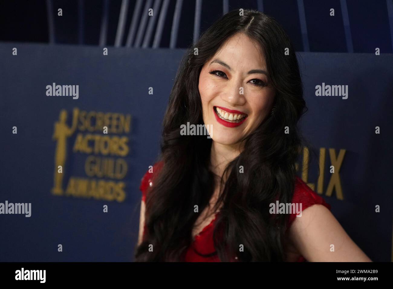 Clara Wong arrives at the 30th annual Screen Actors Guild Awards on ...