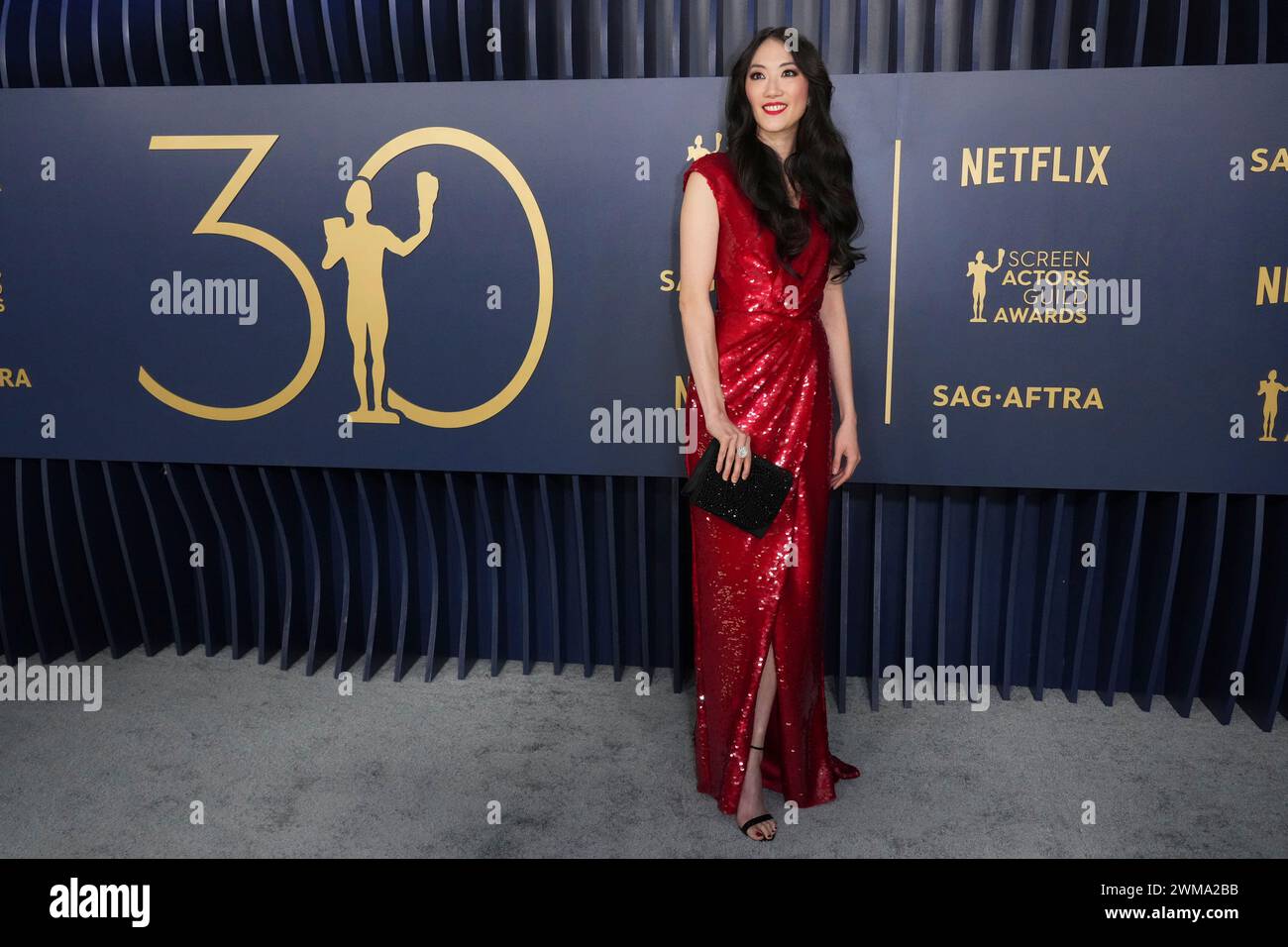 Clara Wong arrives at the 30th annual Screen Actors Guild Awards on ...