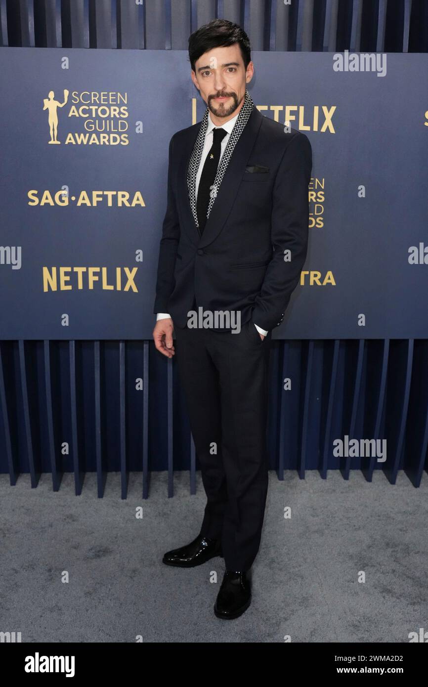 Blake Ritson arrives at the 30th annual Screen Actors Guild Awards on ...