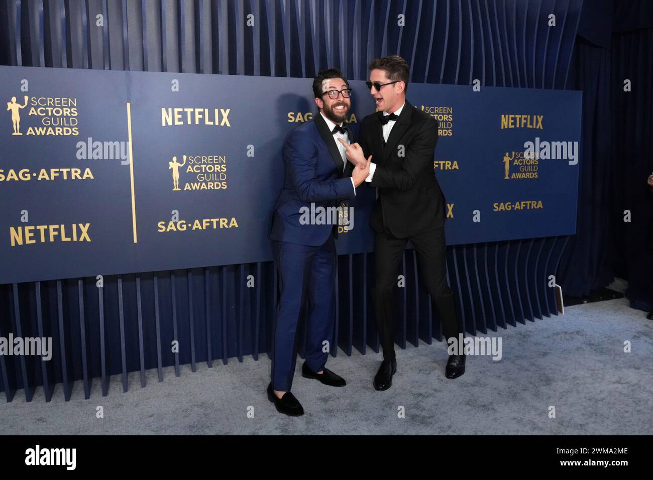 Adam Rose and Matt Friend arrive at the 30th annual Screen Actors Guild ...