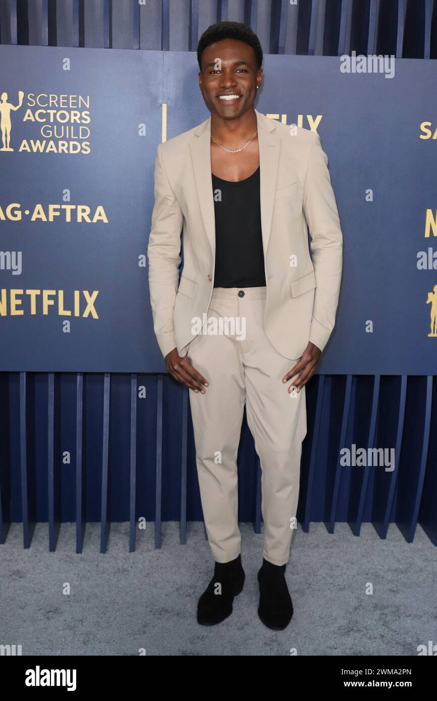 Gerald Caesar arrives at the 30th annual Screen Actors Guild Awards on ...