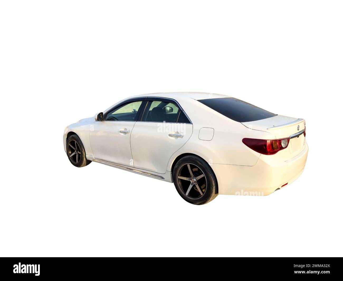 Toyota mark X car on white background with copy space: Swat, Pakistan ...