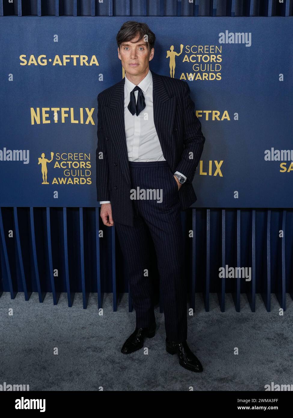 Los Angeles, USA. 24th Feb, 2024. Cillian Murphy walking on the red ...