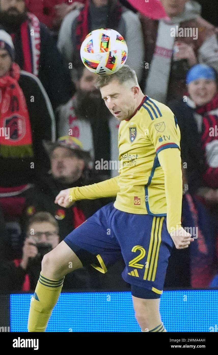 St. Louis, United States. 07th Dec, 2024. Real Salt Lake Andrew Brody ...