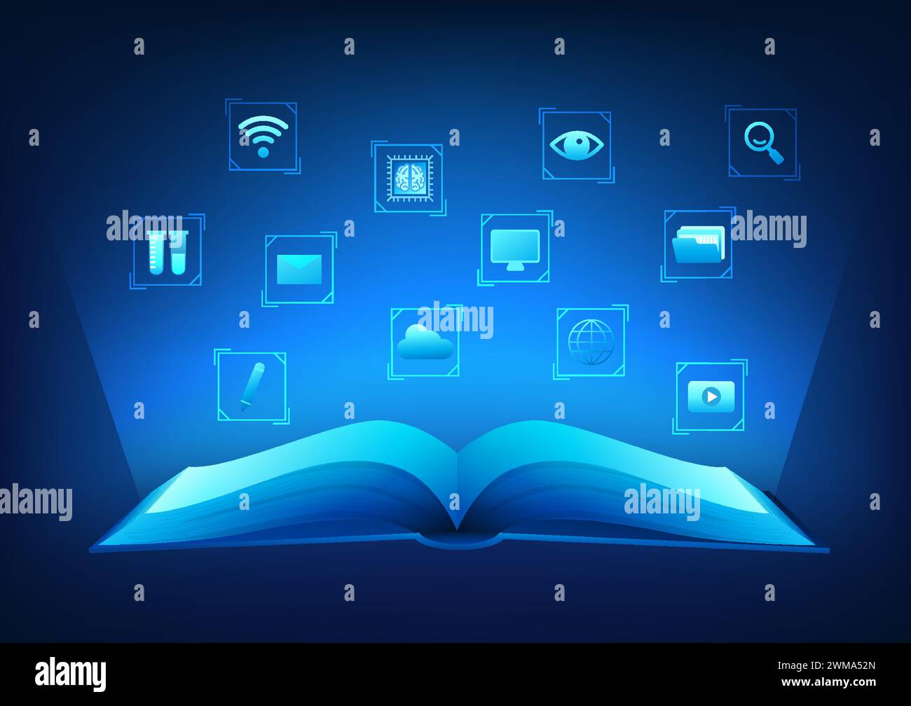 Connected learning Stock Vector Images - Alamy