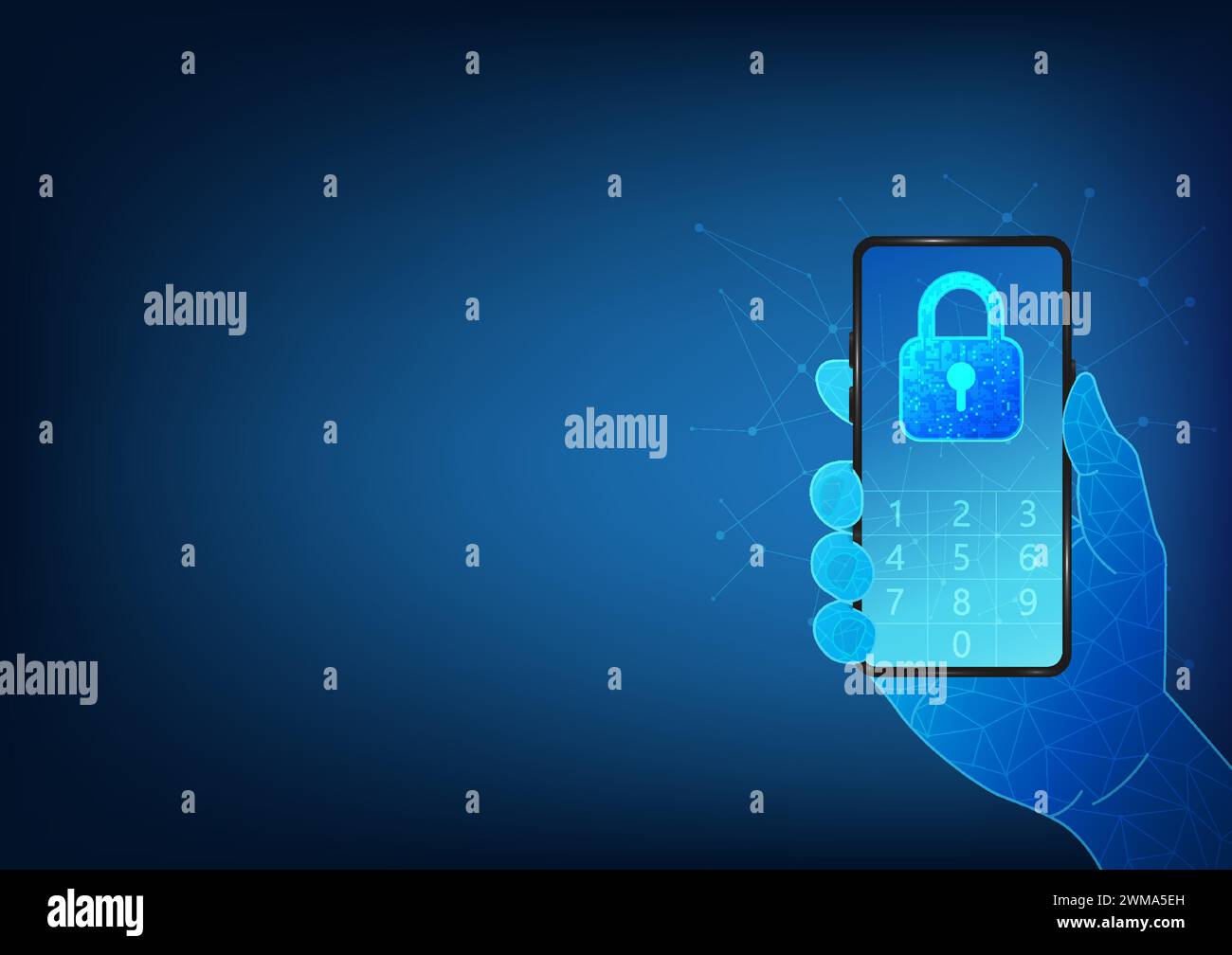 Password required Stock Vector Images - Alamy