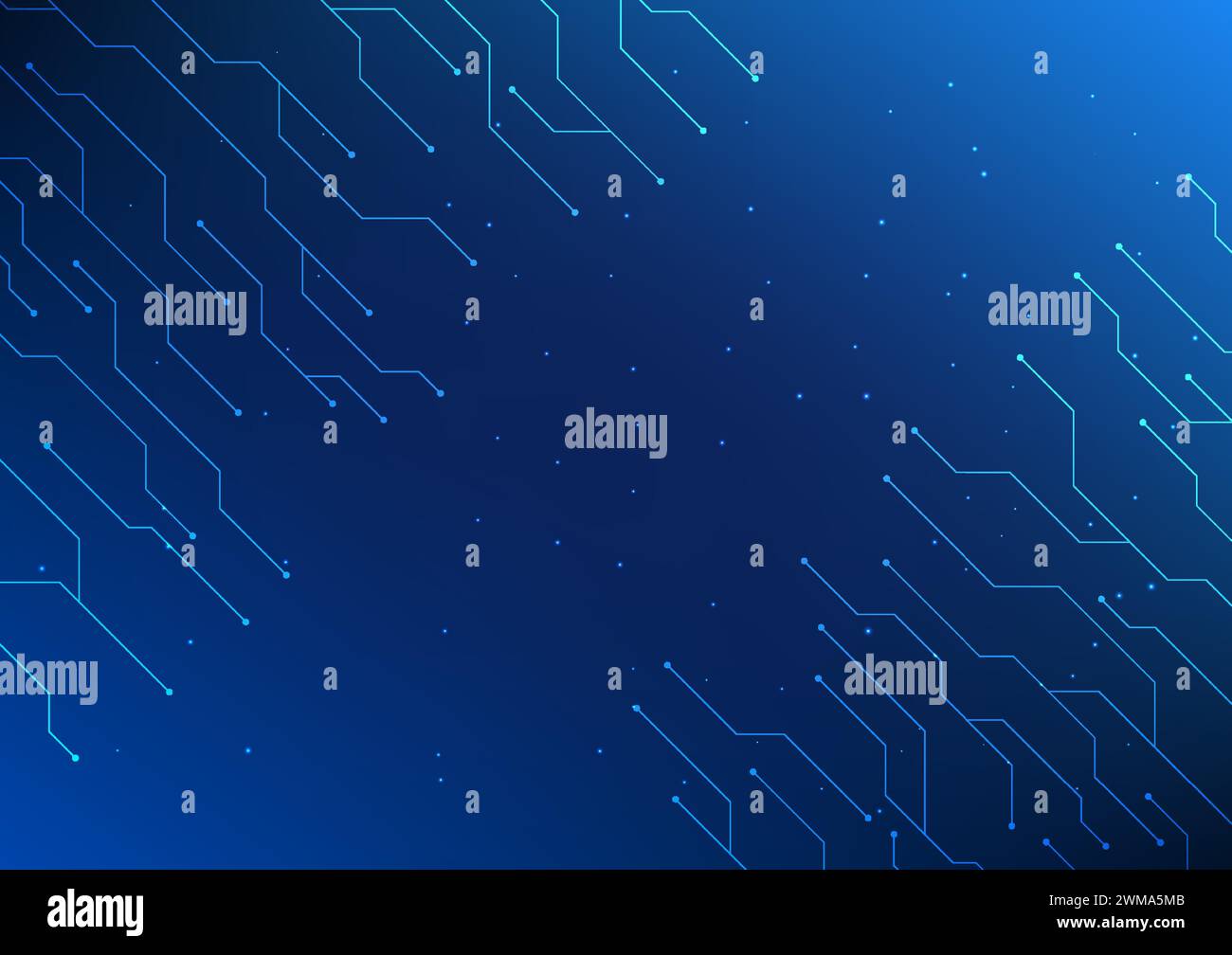 Abstract background technology Technological circuits are on the boards of high-tech electronic ...