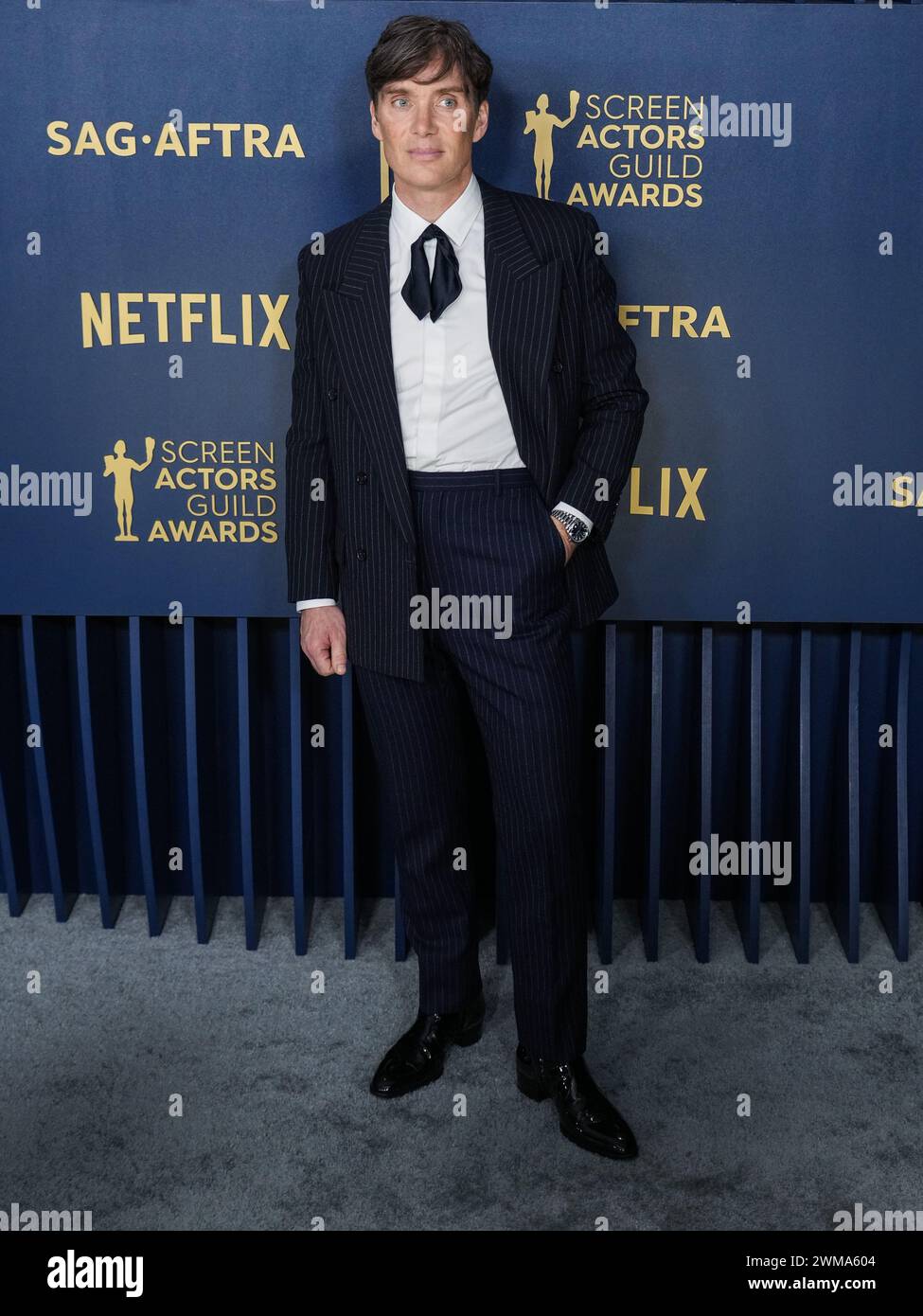 Los Angeles, USA. 24th Feb, 2024. Cillian Murphy walking on the red ...