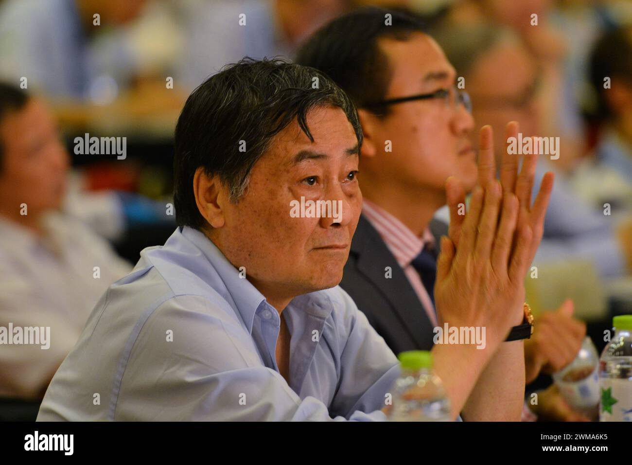 HANGZHOU, CHINA - JUNE 8, 2013 - (FILE) Zong Qinghou, founder of Wahaha ...