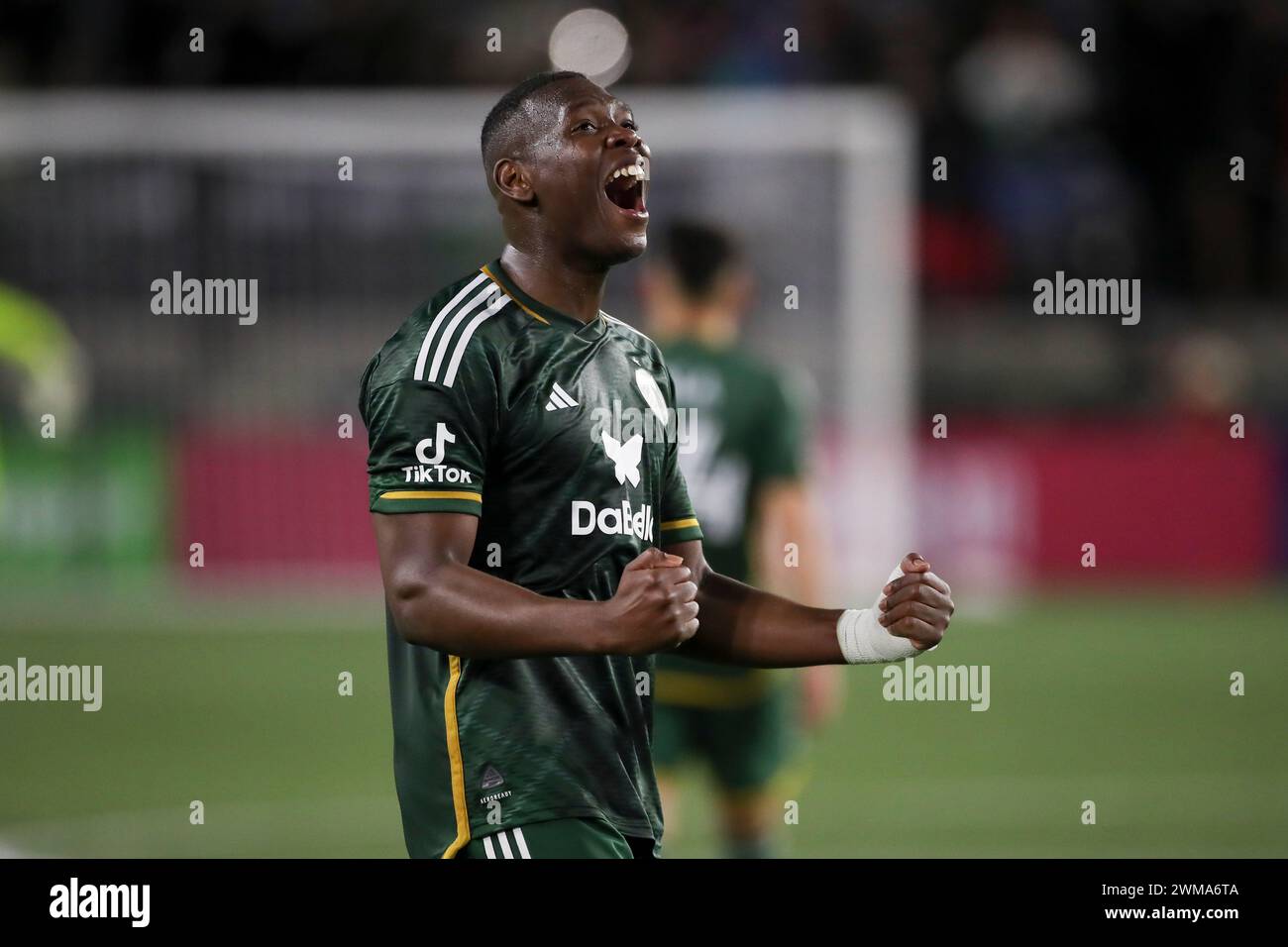 Portland Timbers defender Kamal Miller (4) celebrates his team's 4-1 ...