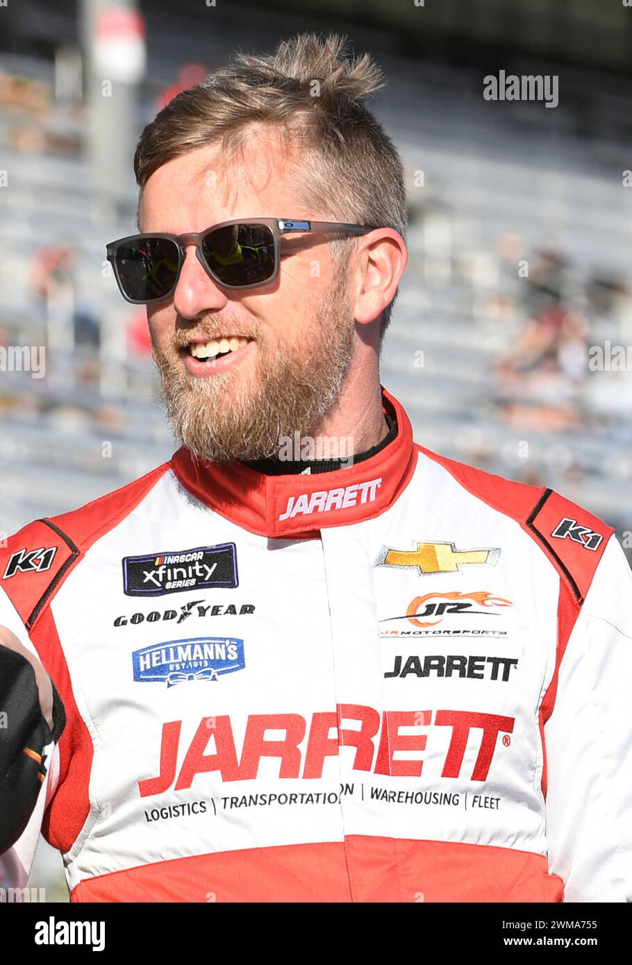 ATLANTA, GA - FEBRUARY 24: Justin Allgaier (#7 JR Motorsports Jarrett ...