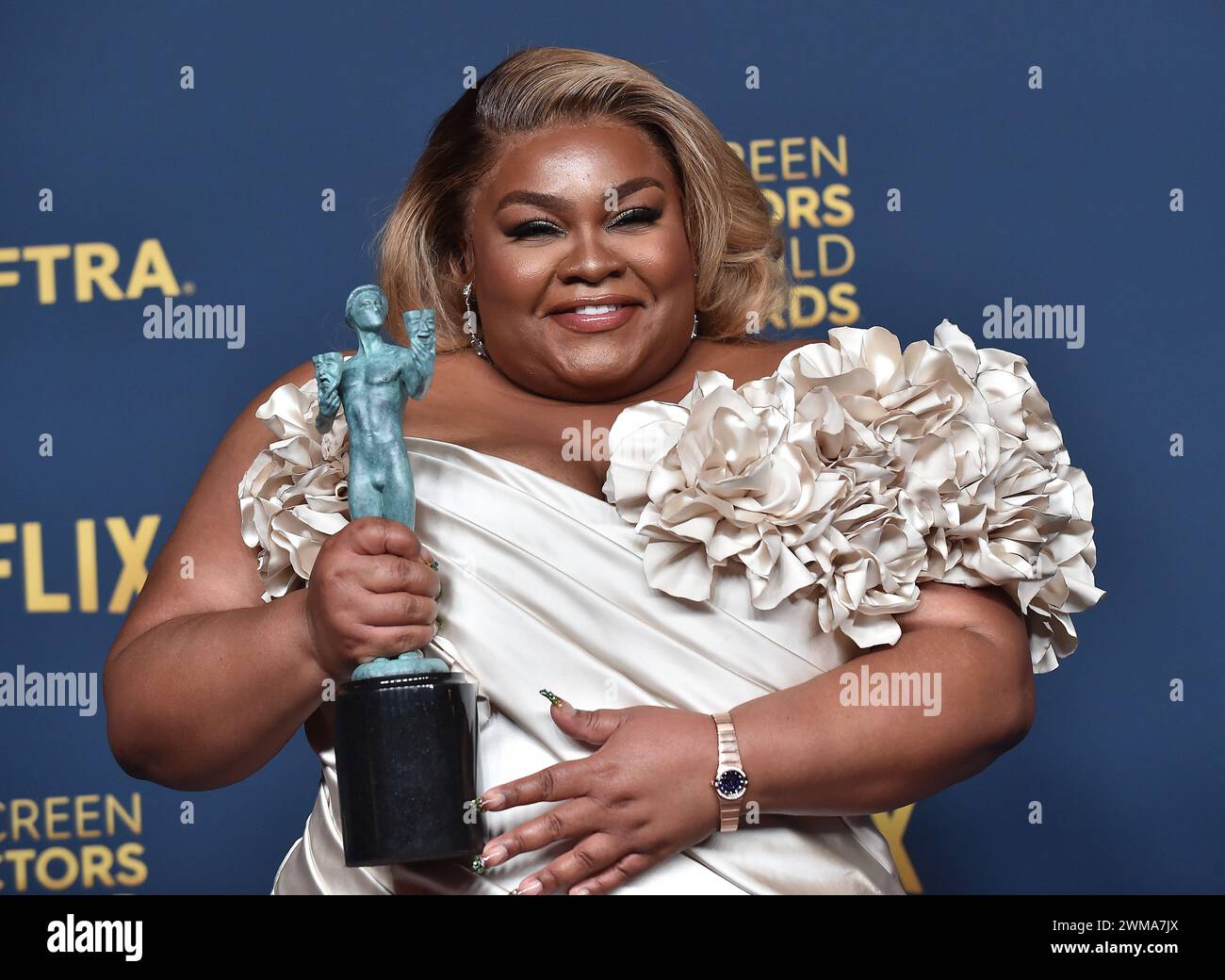 Los Angeles, USA. 24th Feb, 2024. Da'Vine Joy Randolph in the press ...