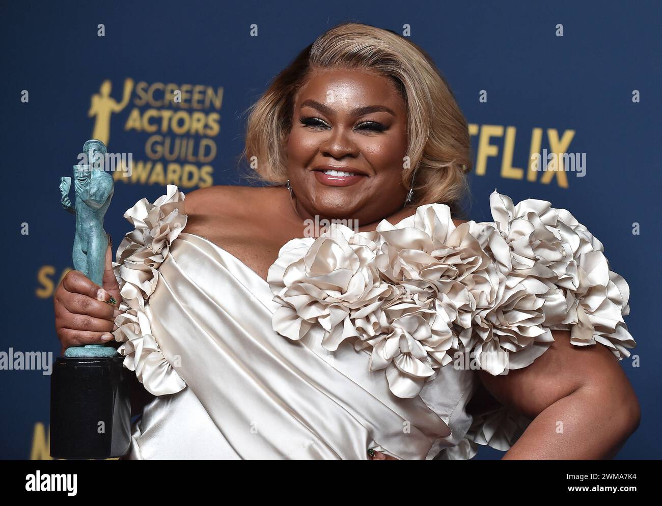 Los Angeles, USA. 24th Feb, 2024. Da'Vine Joy Randolph in the press ...