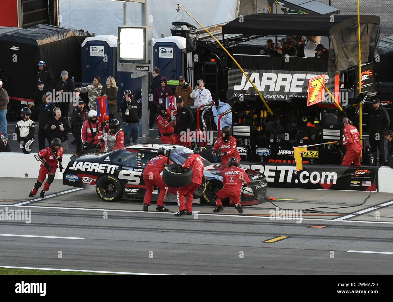 ATLANTA, GA - FEBRUARY 24: Justin Allgaier (#7 JR Motorsports Jarrett ...
